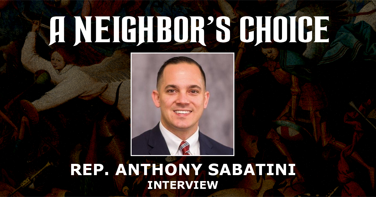 Rep. Anthony Sabatini on New Cases for Lockdown Freedom - A Neighbor's ...