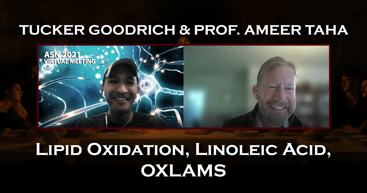Professor Ameer Taha on Lipid Oxidation, Linoleic Acid, OXLAMS - A ...