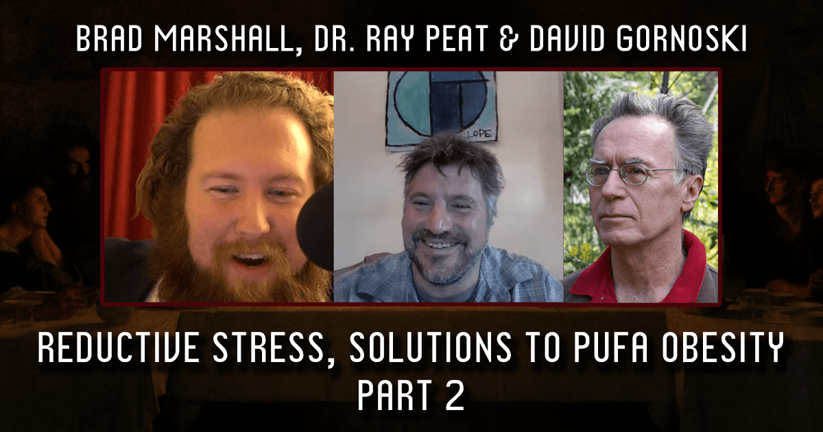 Dr. Ray Peat, Brad Marshall on Reductive Stress, Solutions to PUFA ...