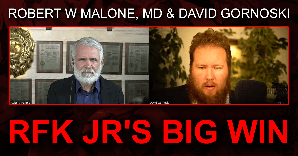 Robert W Malone MD on RFK Jr's Big Win, Tells Elon Where to Look at HHS ...