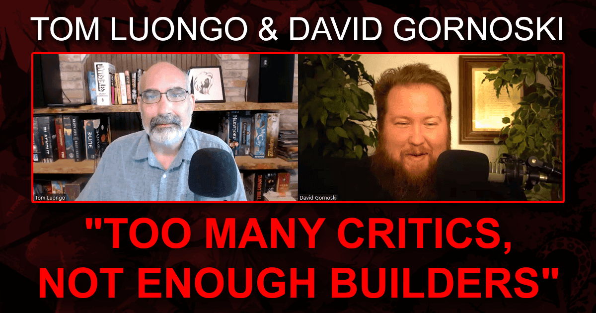 Tom Luongo: "Too Many Critics, Not Enough Builders" - A Neighbor's Choice by David Gornoski